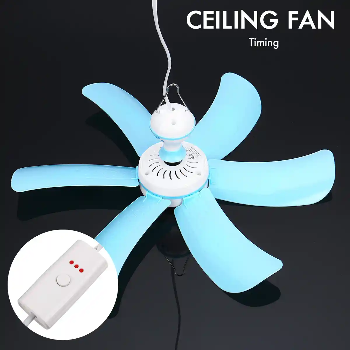 Smart Mini Portable Ceiling Fan (17”)